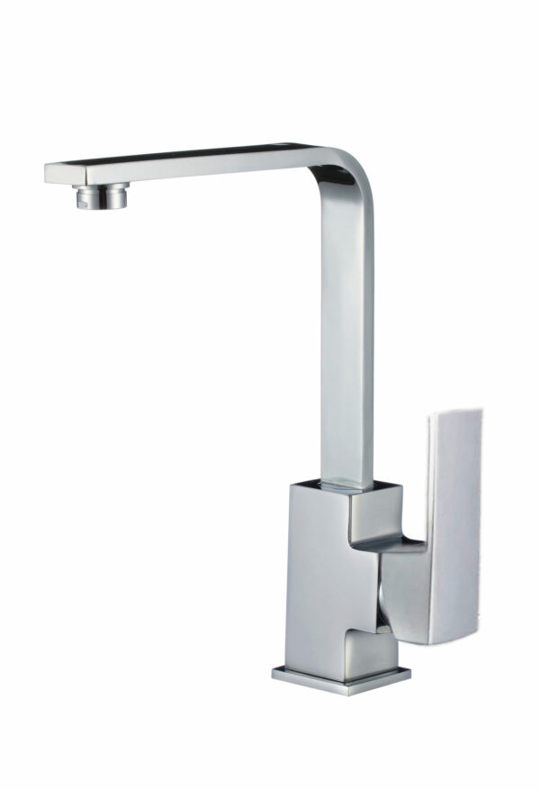 Chrome Swivel Square Kitchen Mixer Tap | Jinggong Trading Kitchen Sinks
