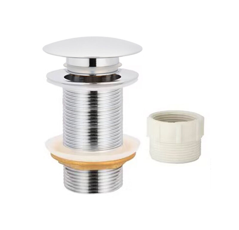 Bathroom Vanity Mushroom 32mm Non-Overflow Pop Up Plug Waste 32mm with ...